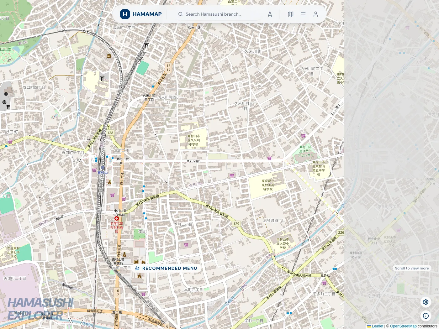 Hamasushi Map Explorer