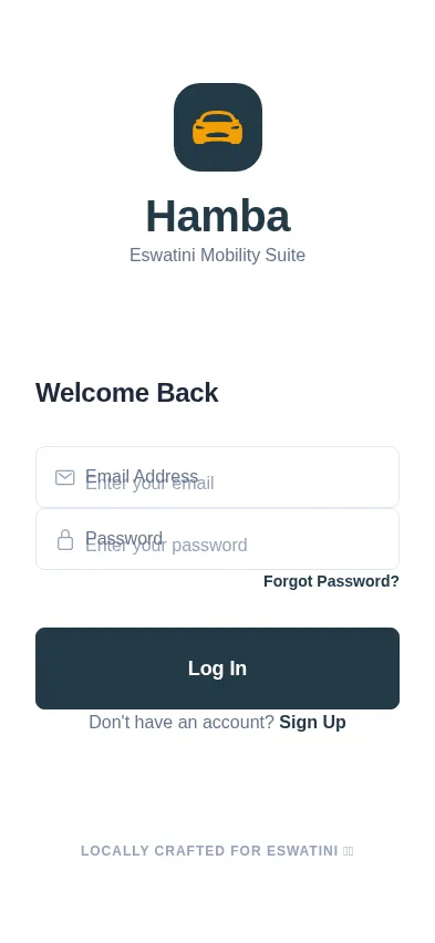 Hamba Eswatini Mobility Suite