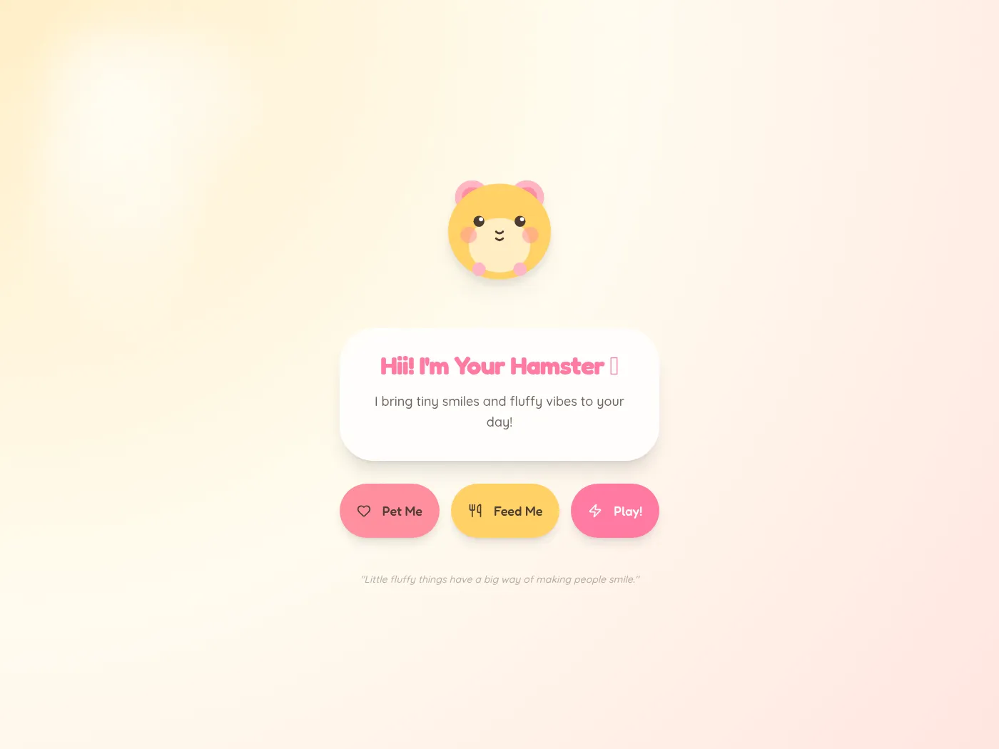 Hamster Smiles Page