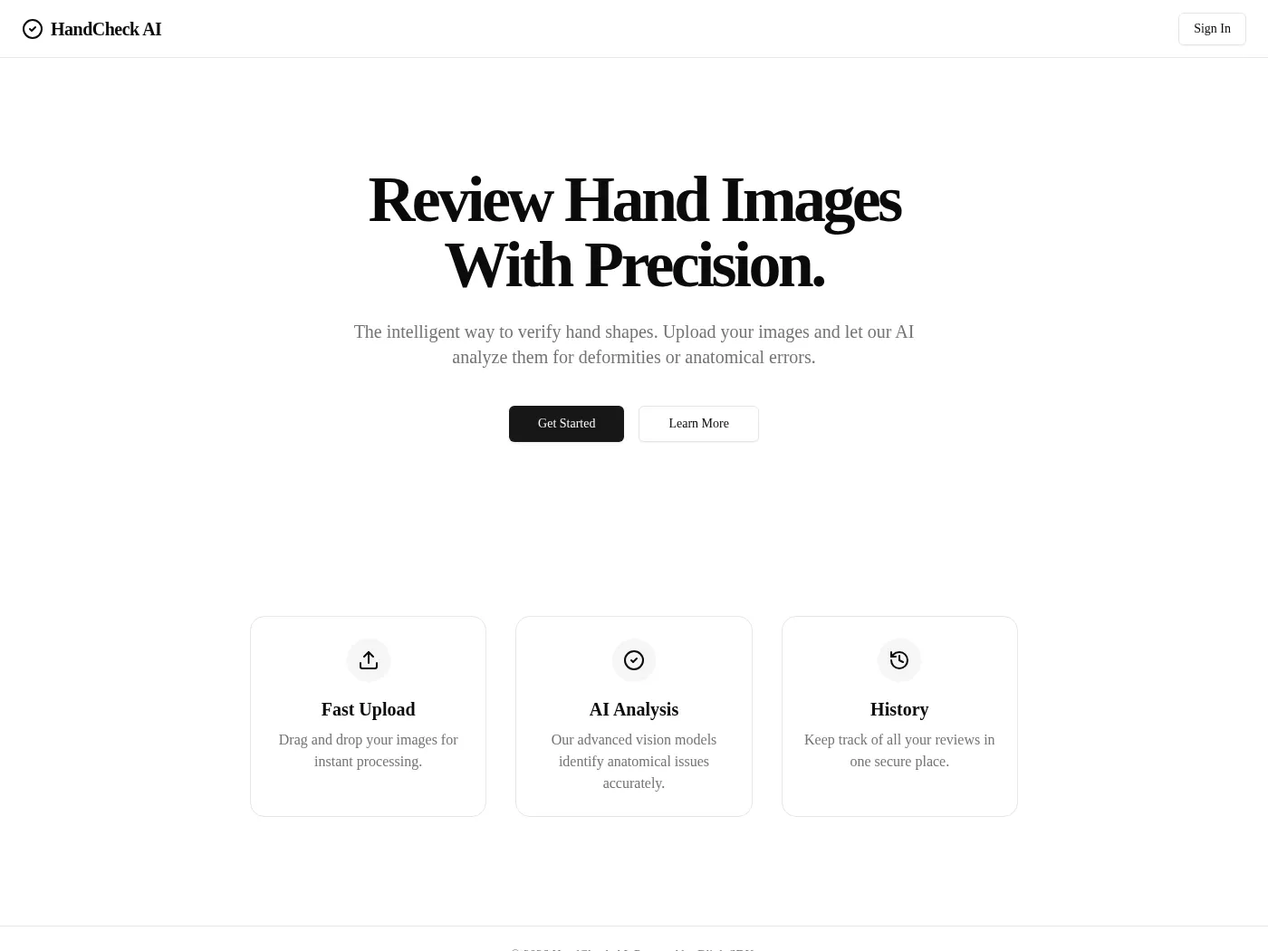 Hand Shape Image Checker