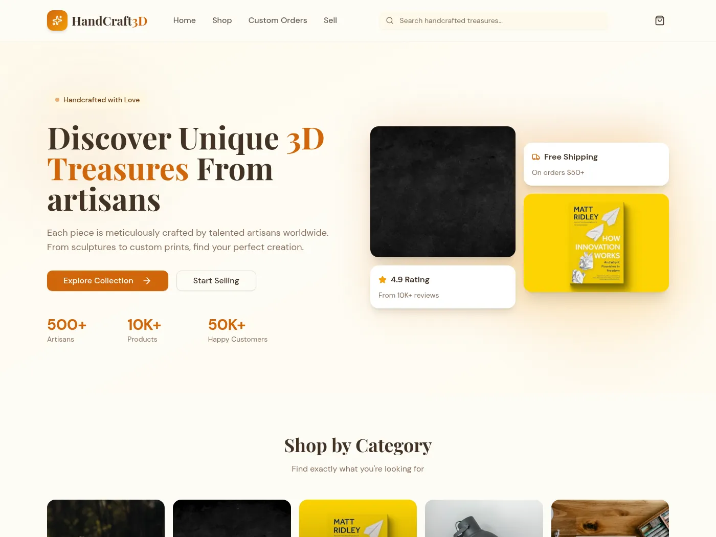 HandCraft 3D Shop