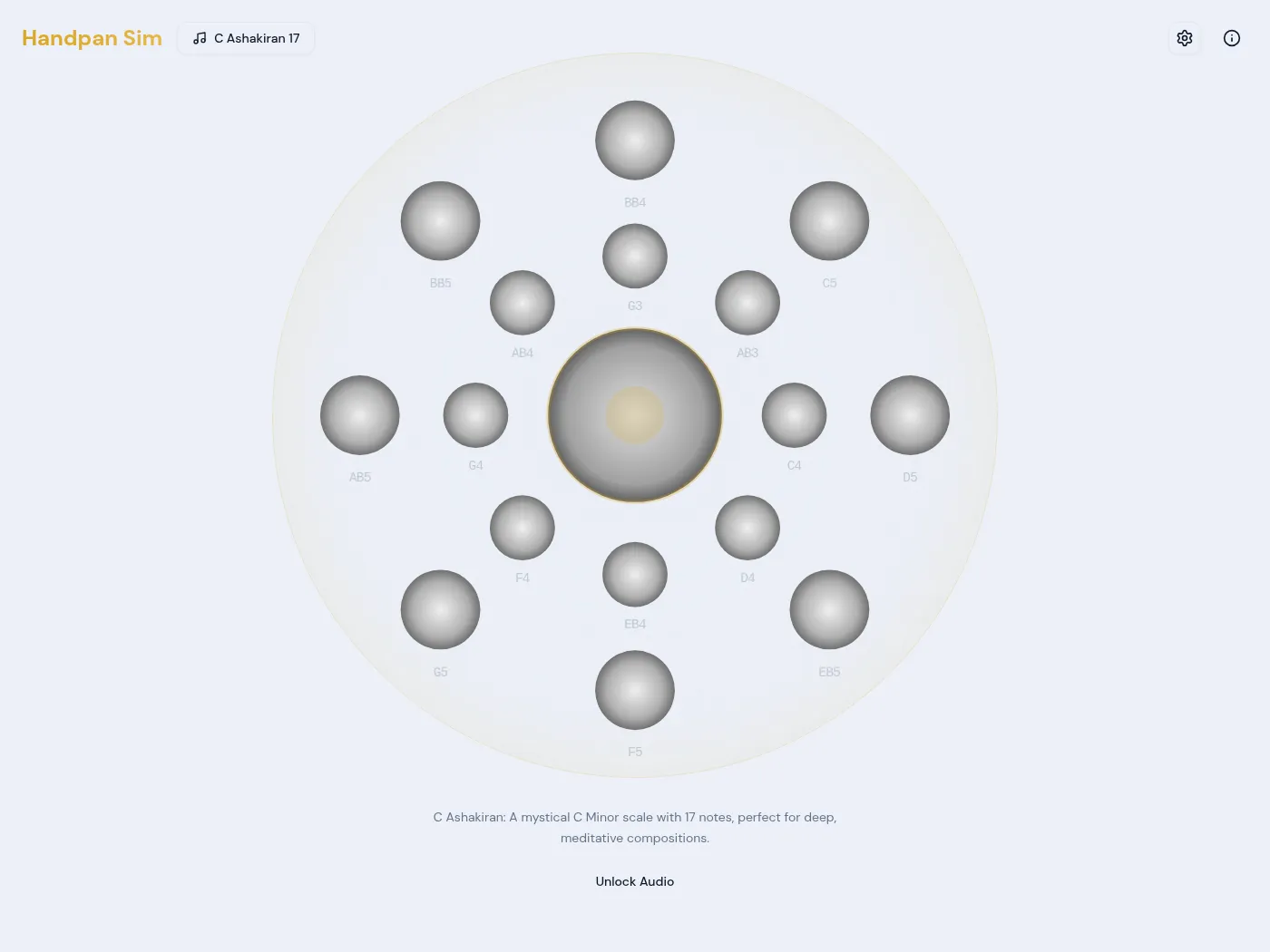 Handpan Simulator