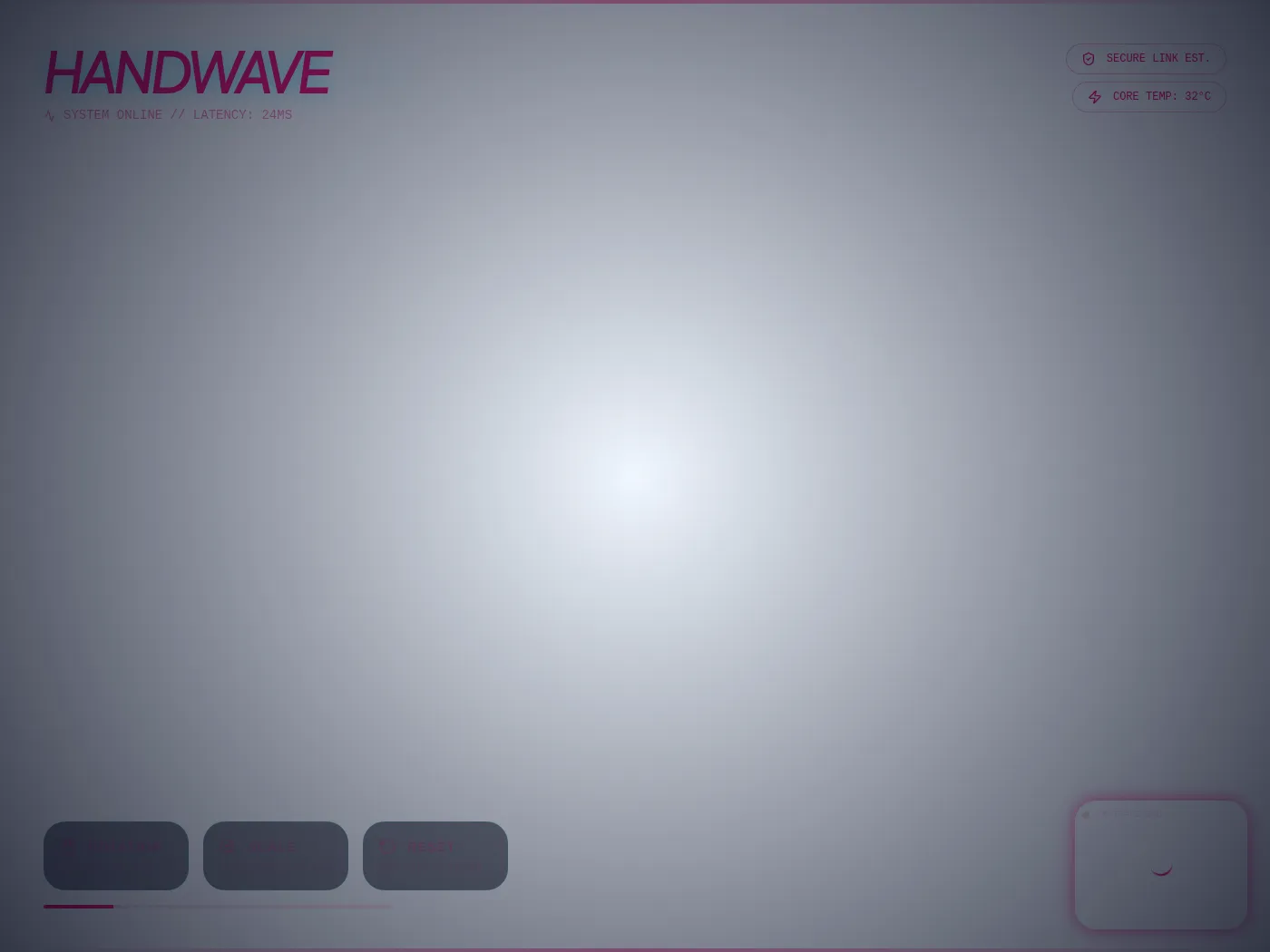 HandWave 3D Web Portal