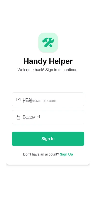 Handy Helper App