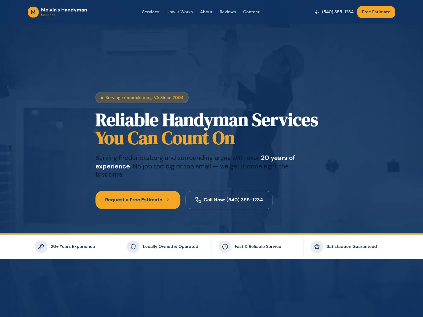 Melvin's Handyman Webflow