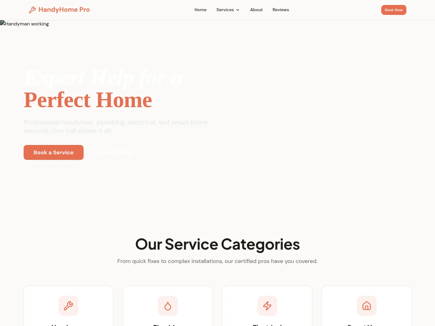 HandyHome Pro Website