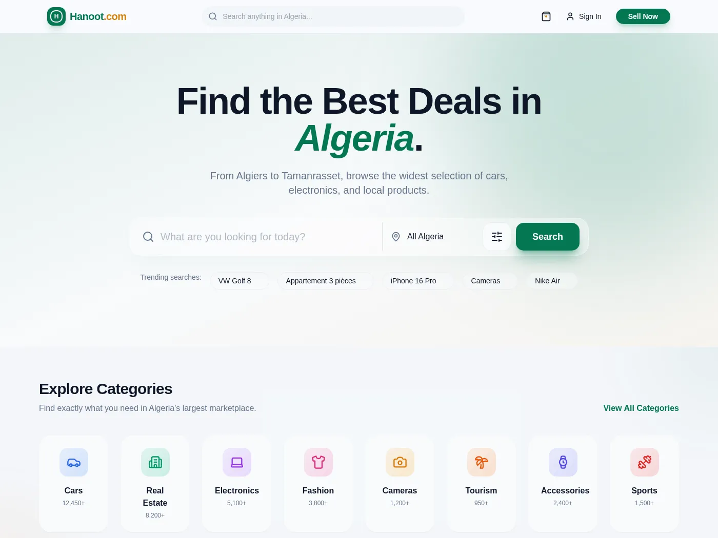 Hanoot Marketplace Web