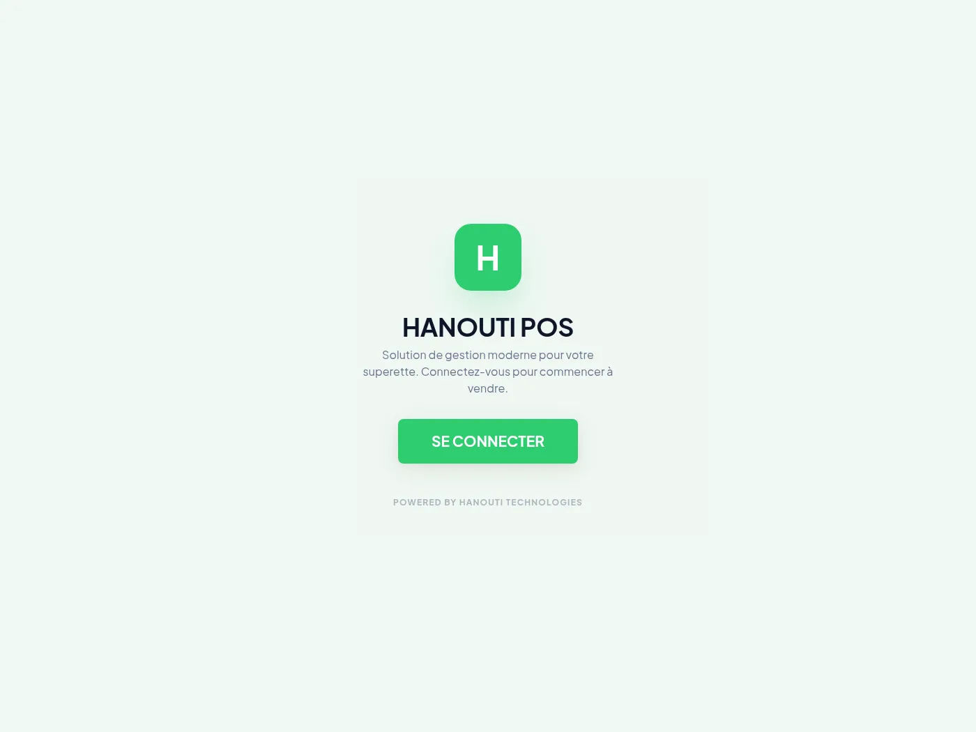 Hanouti Desktop POS