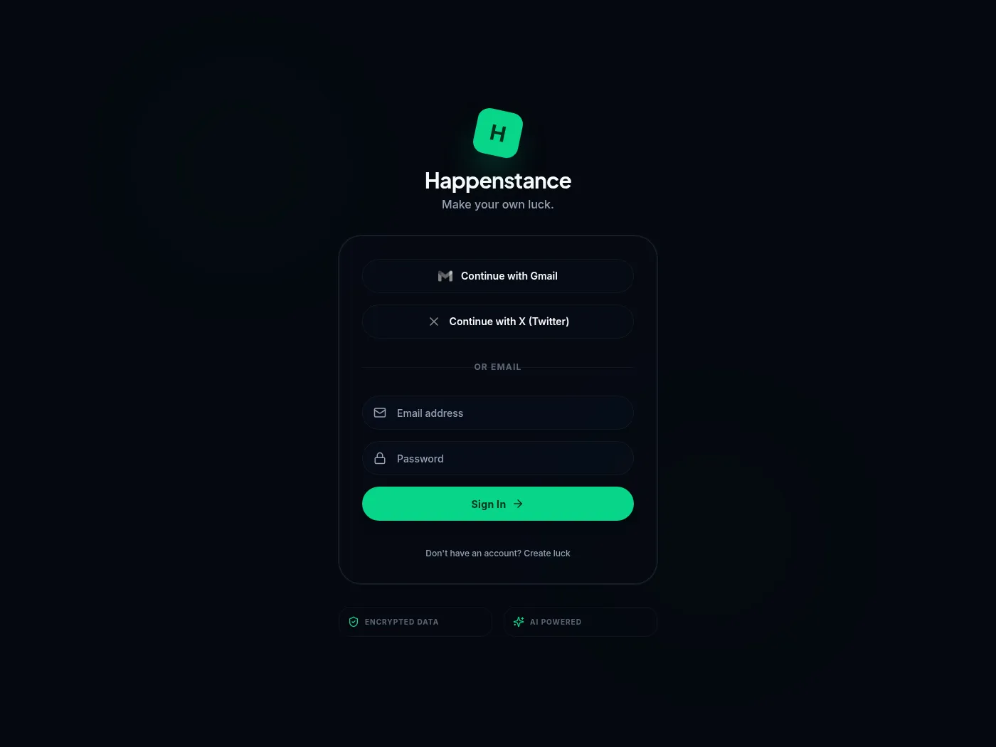 Happenstances AI Clone