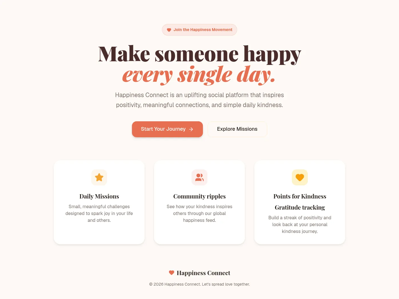 Happiness Connect