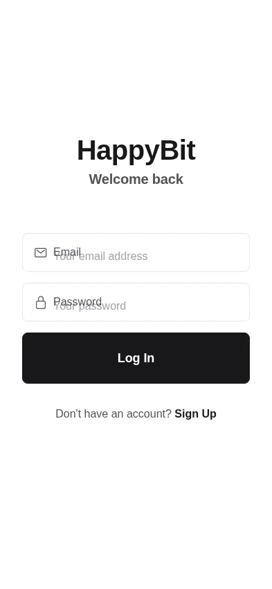 HappyBit Social App