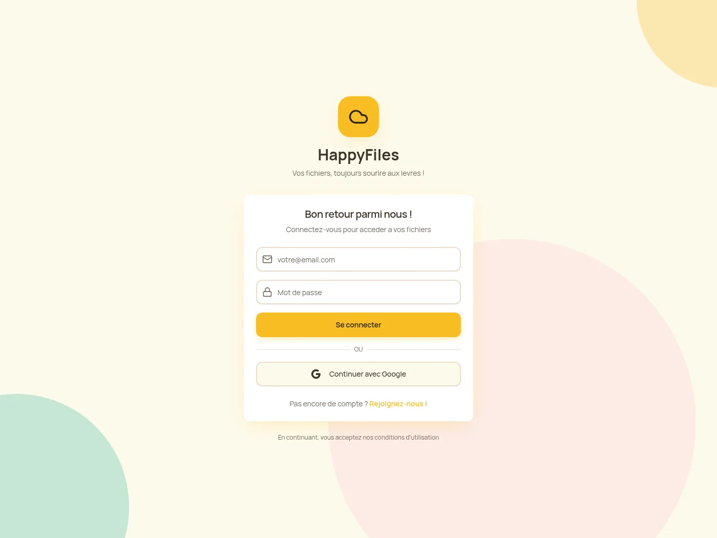 HappyFiles Cloud App