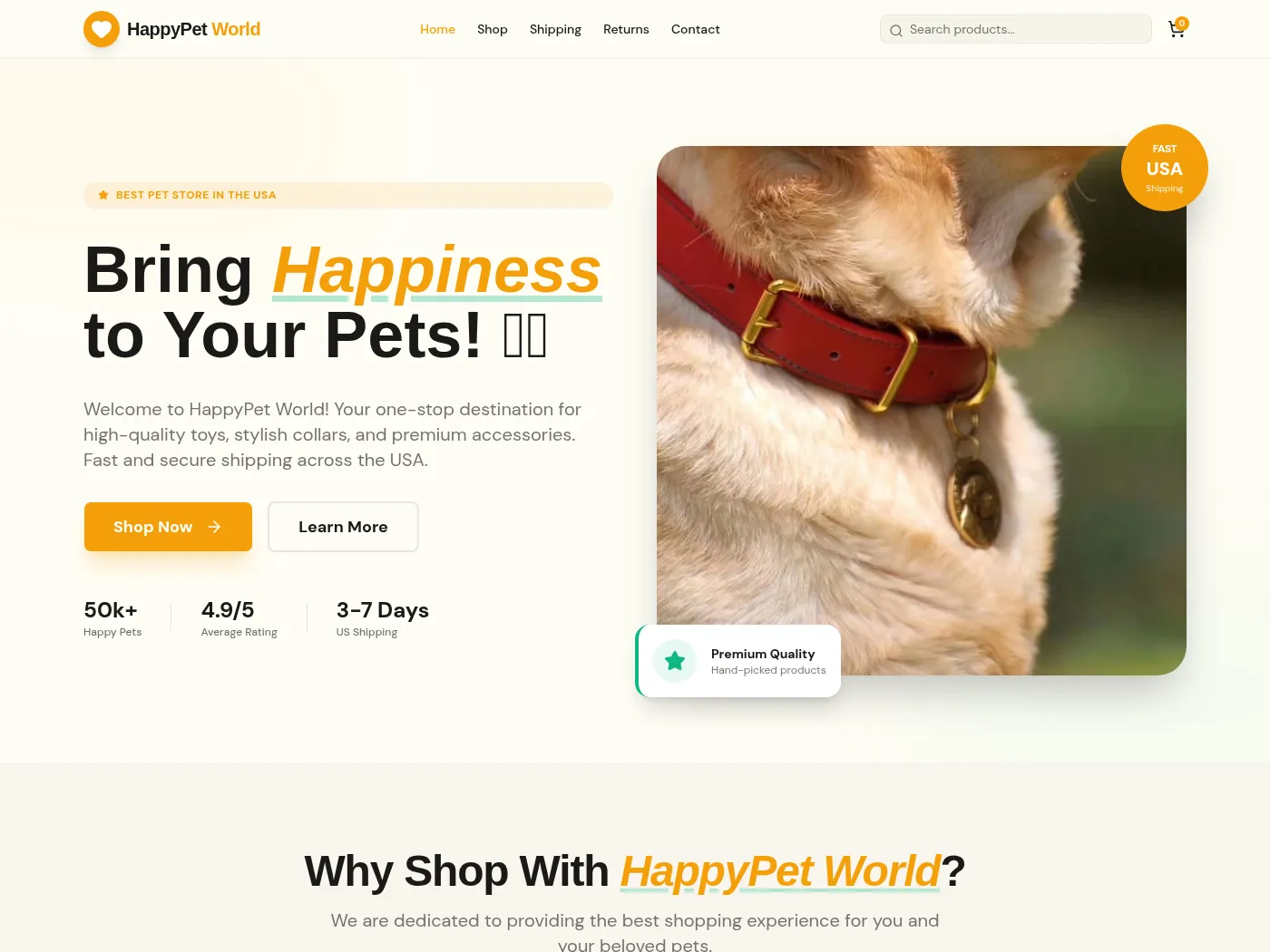 HappyPet World Store