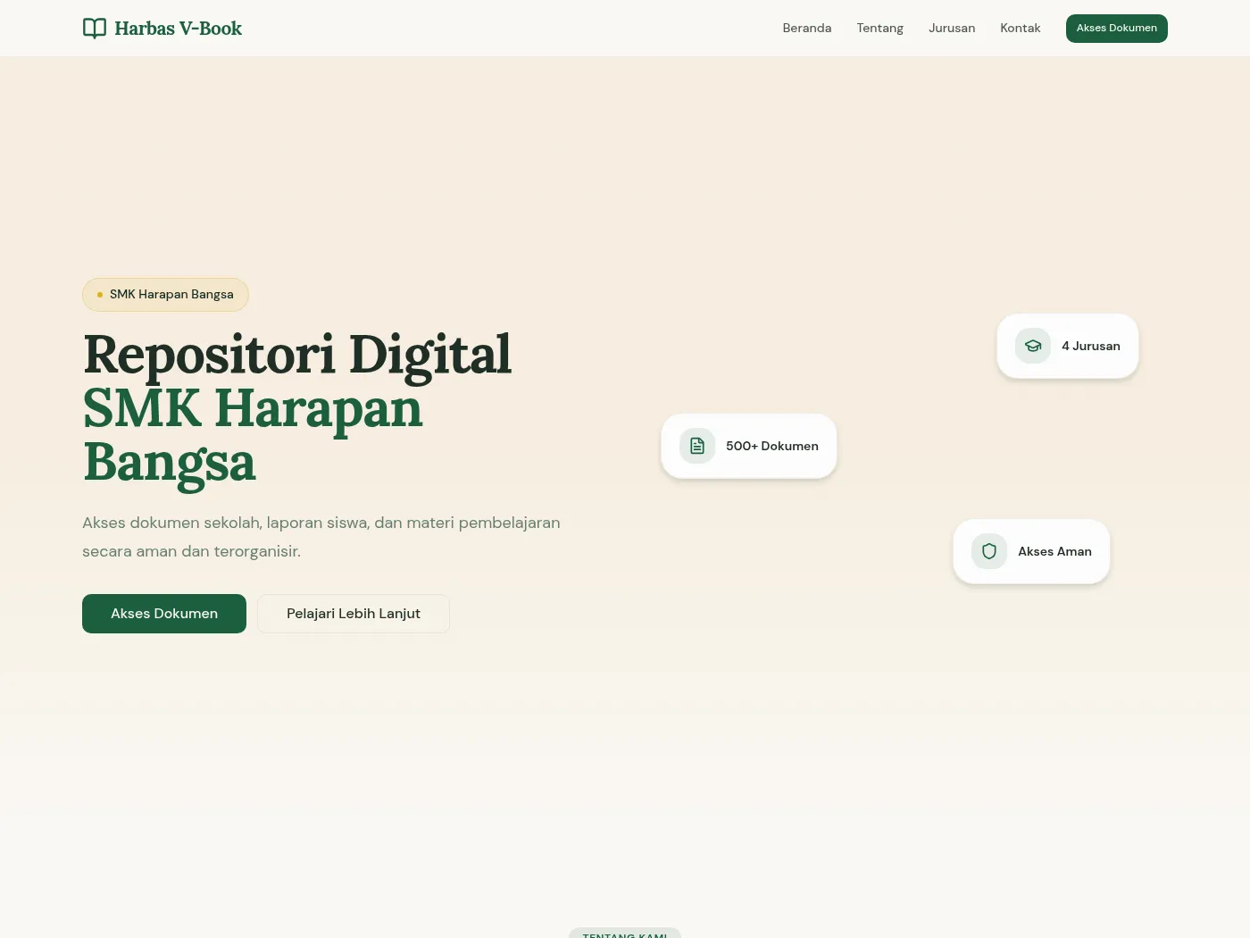 Harbas V-Book Repository