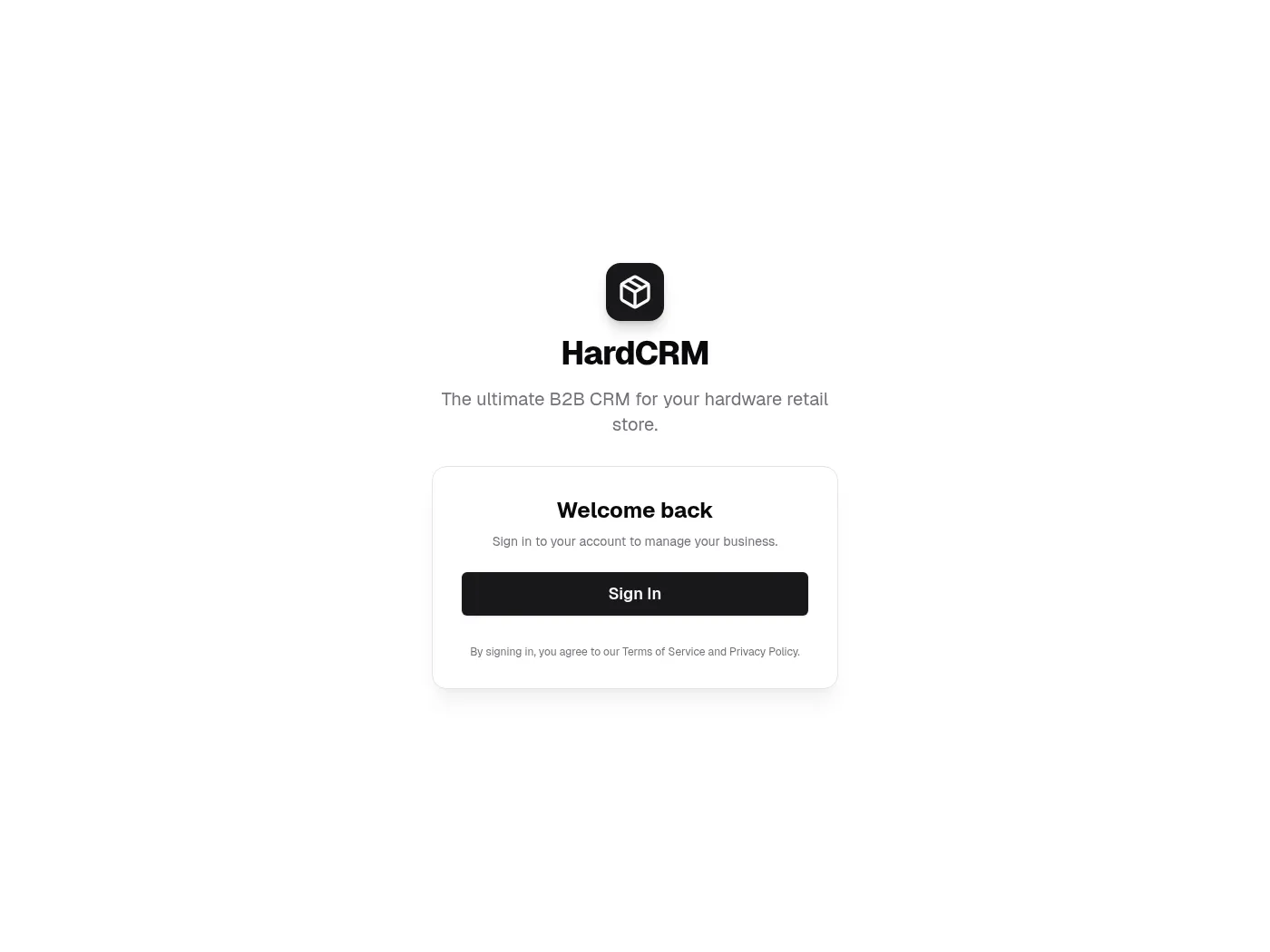Hardware CRM Suite
