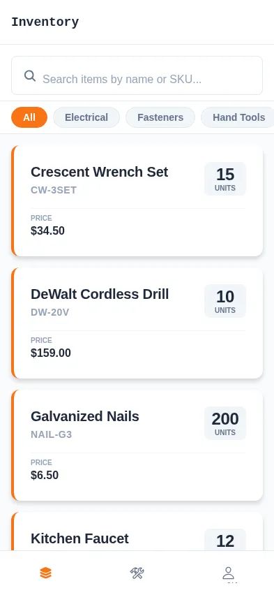 HandyStock Mobile
