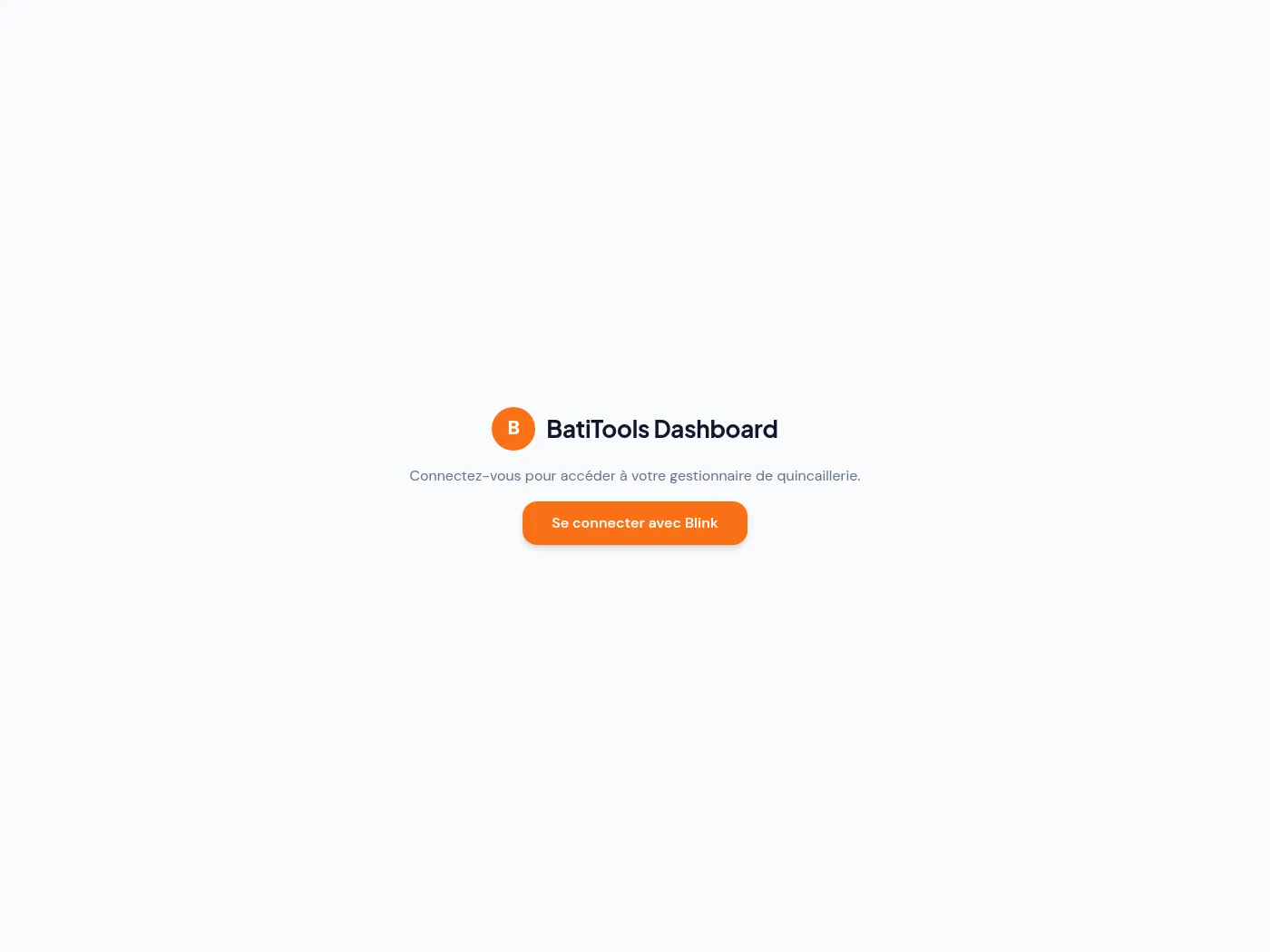 BatiTools Dashboard
