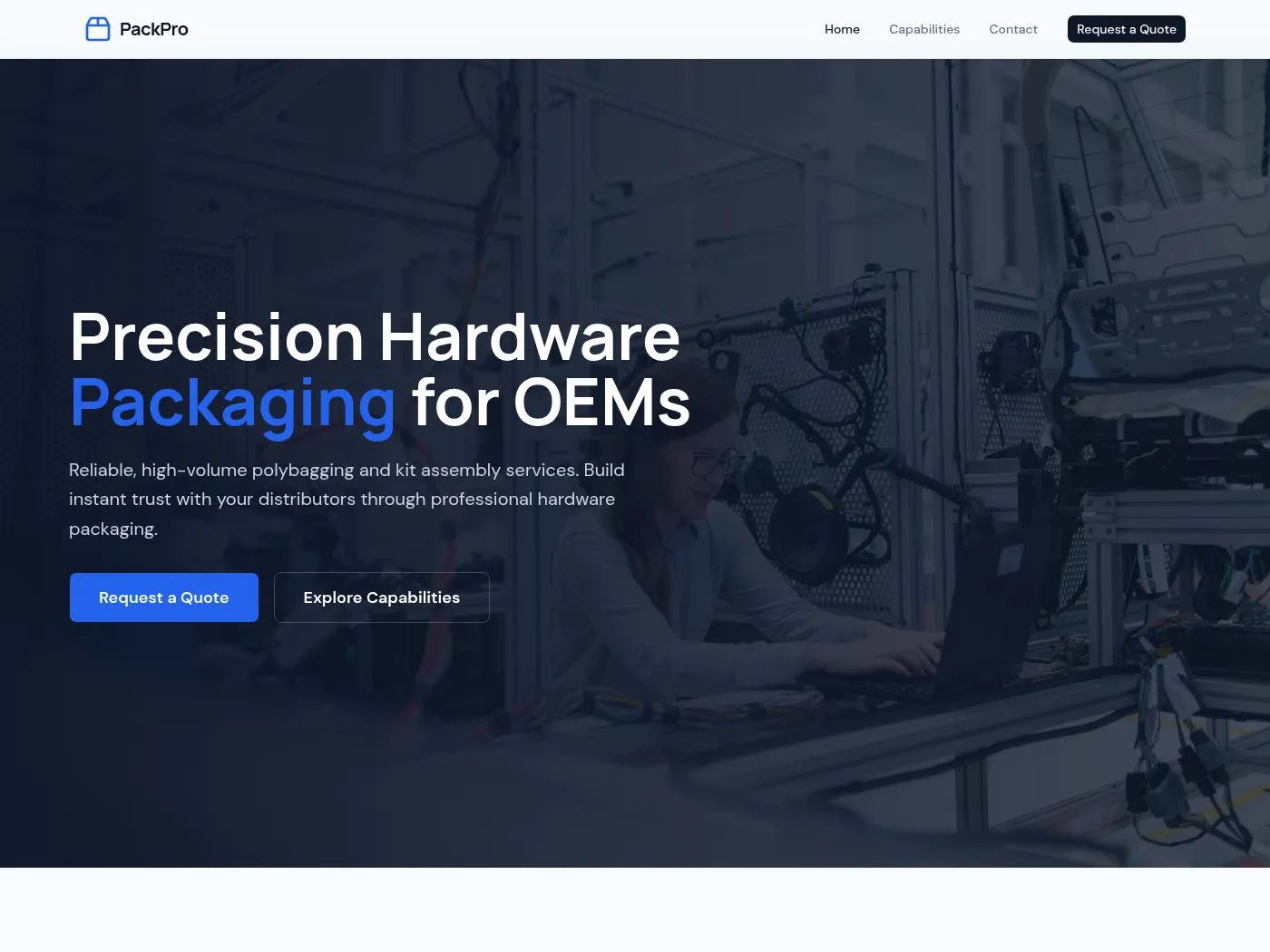 PackPro Web Presence