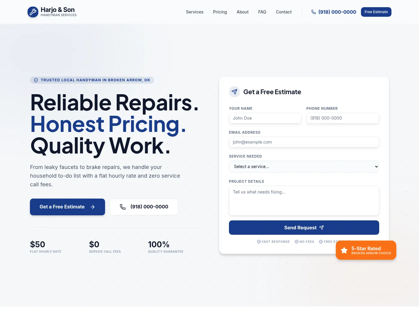 Harjo Handyman Website