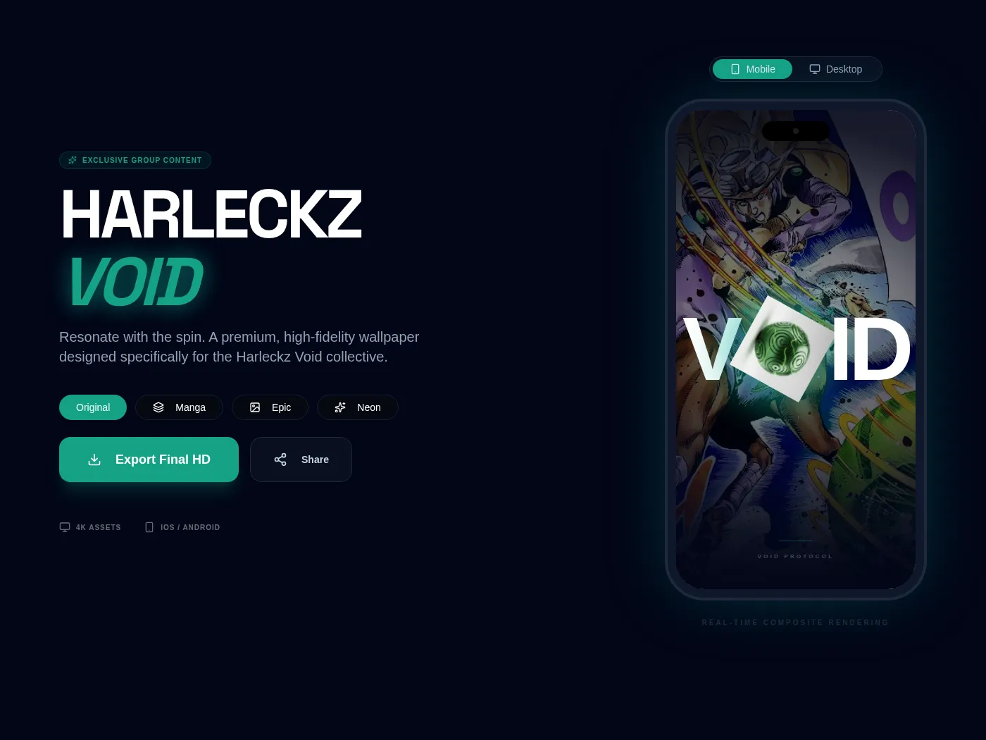 Harleckz Void Wallpaper