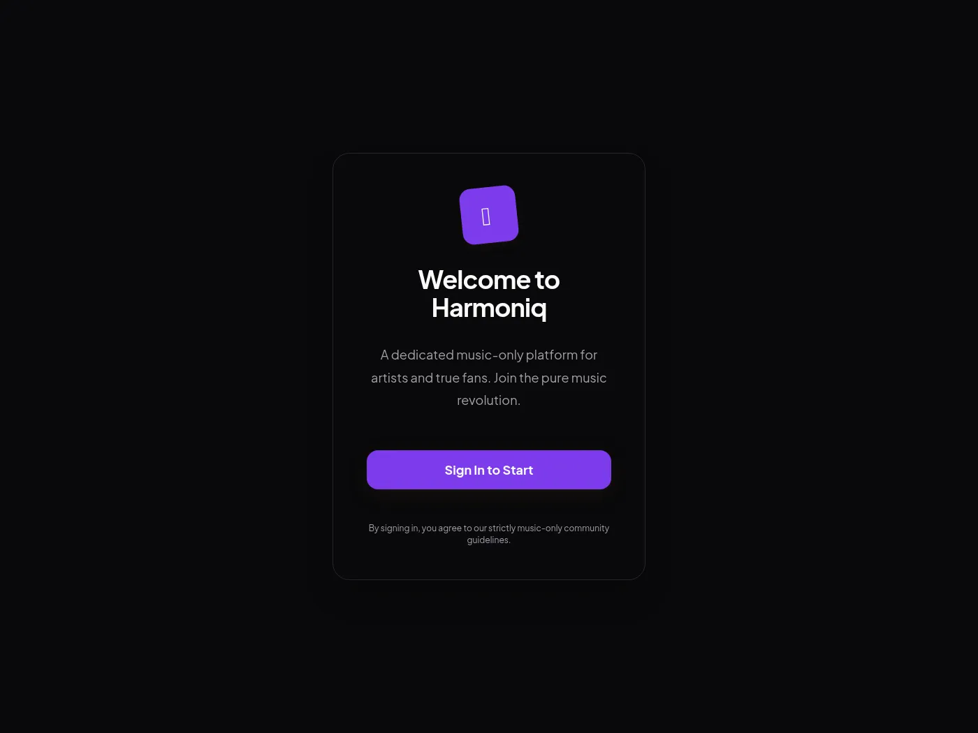 Harmoniq Music Hub