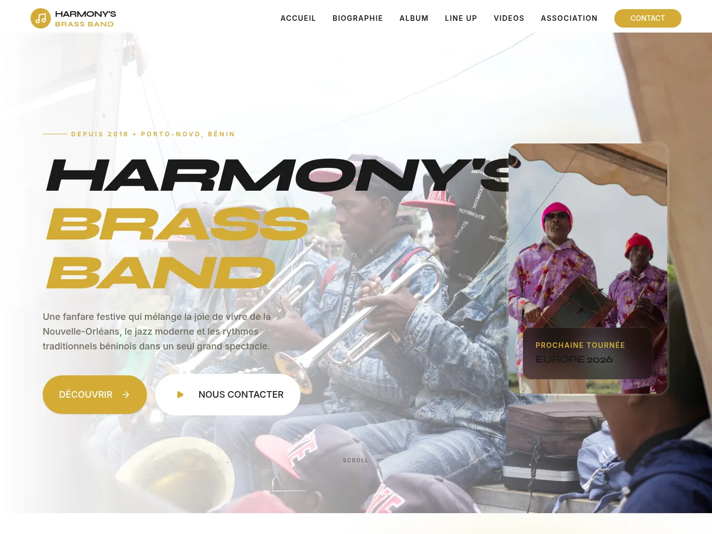 Harmony Brass Band Site