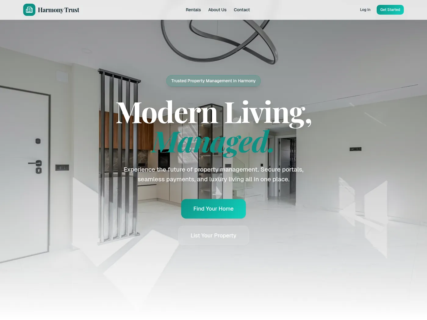 Harmony Trust Portal
