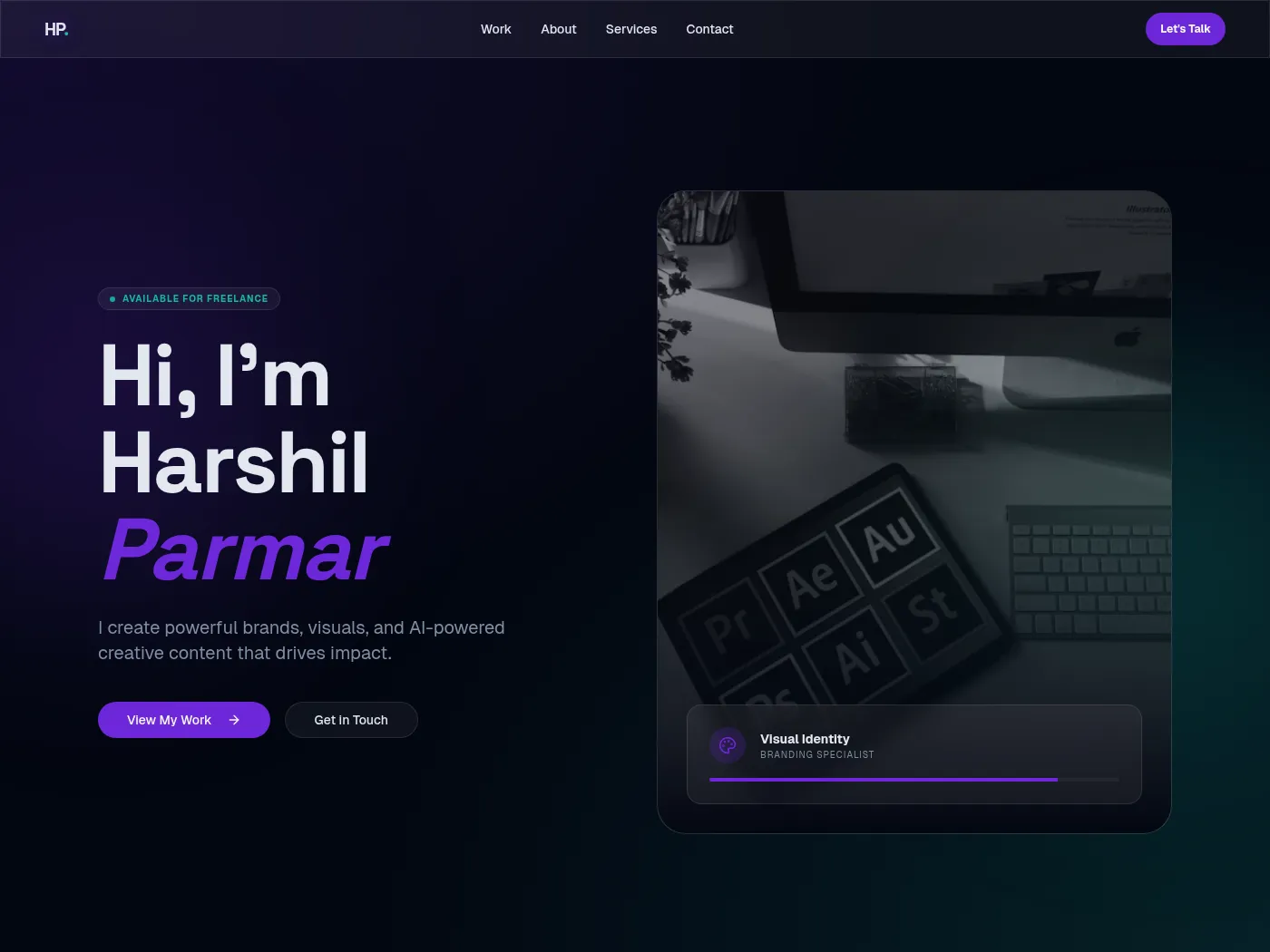Harshil Parmar Portfolio