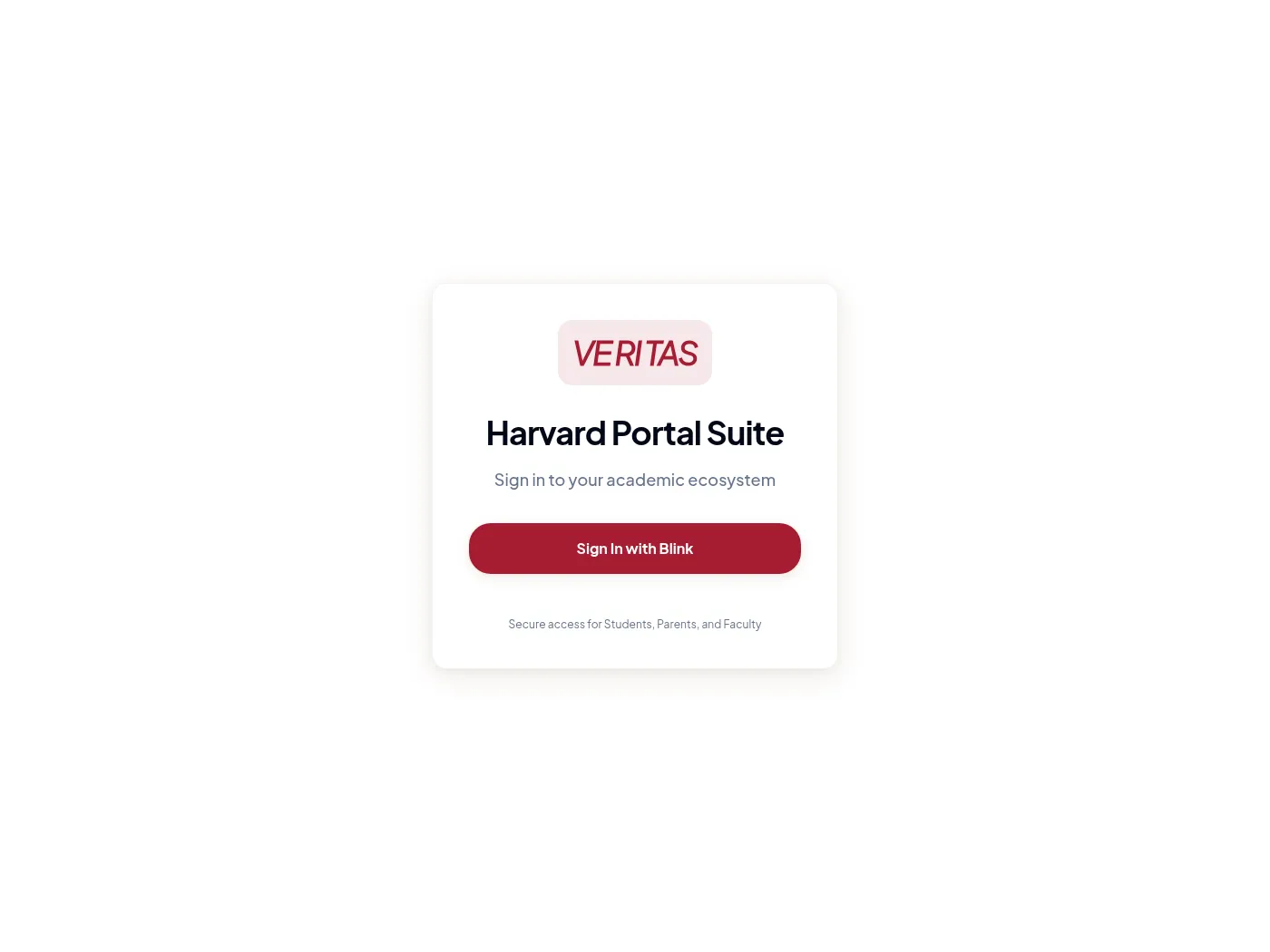 Harvard Portal Suite