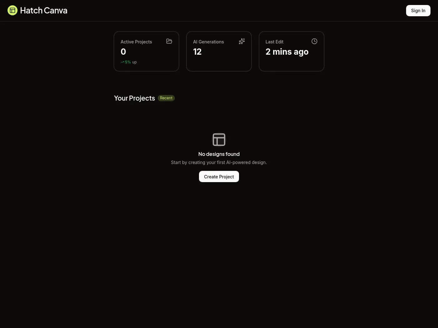 Hatch Canva Clone