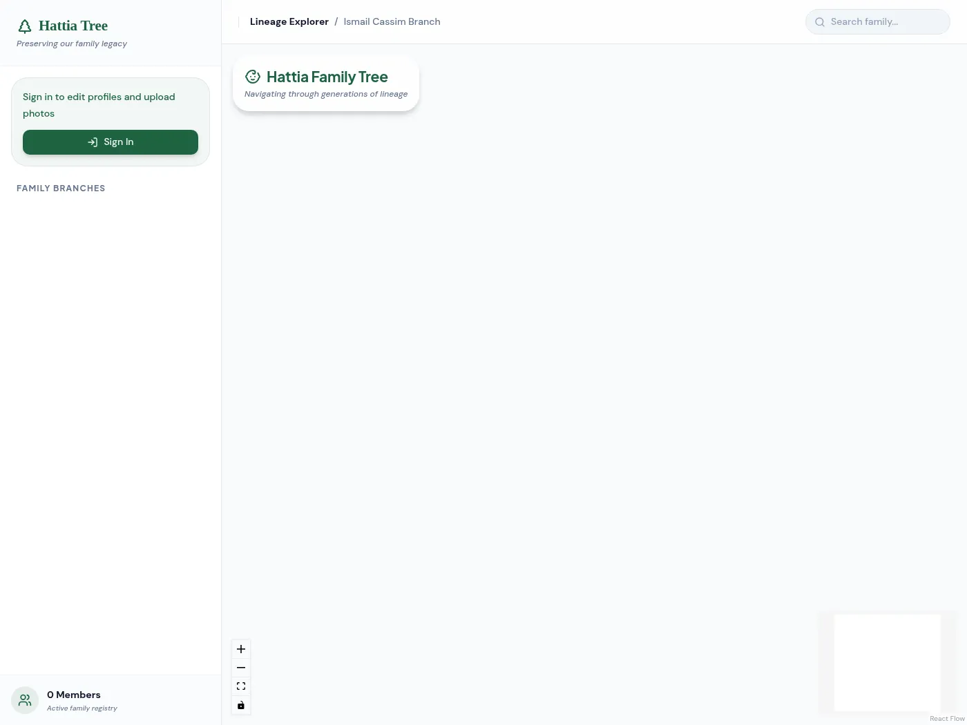 Hattia Family Tree App