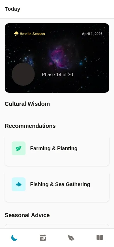 Hawaiian Moon Guide
