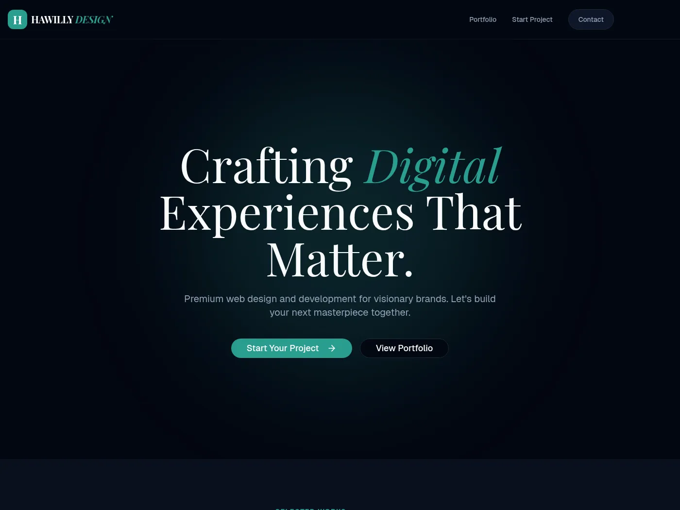 Hawilly Payment Landing