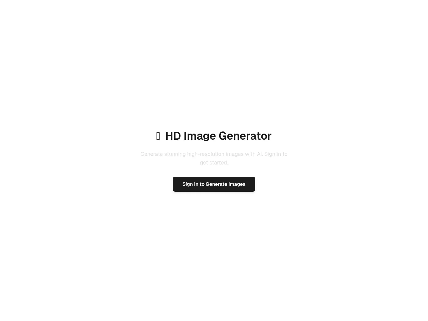 HD Image Generator Agent