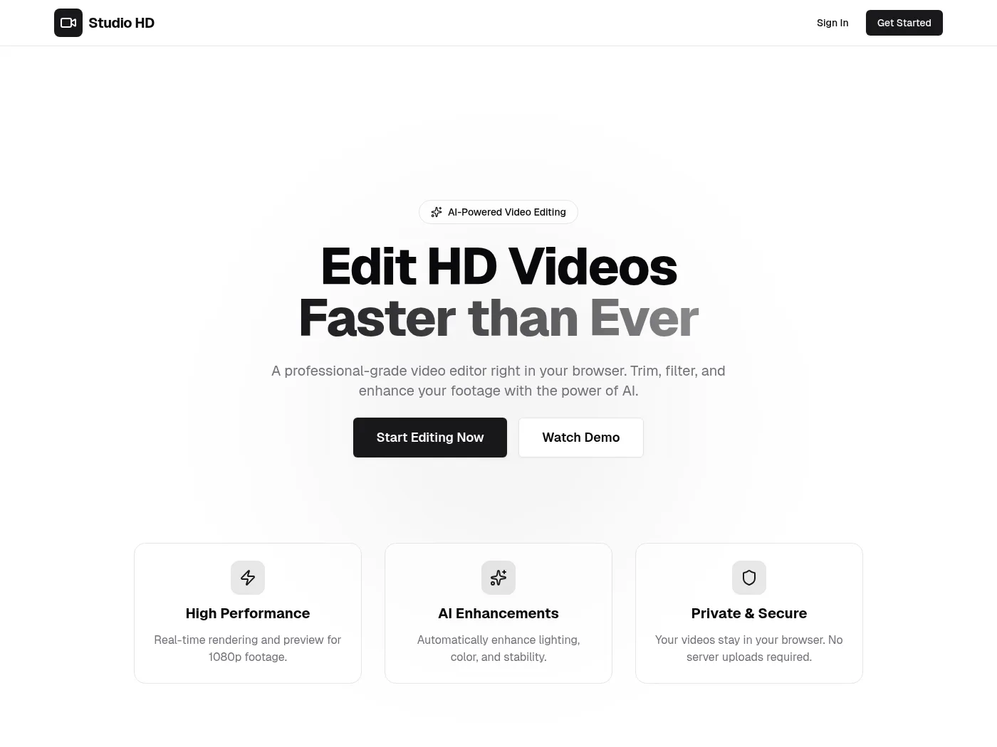 HD Video Editor