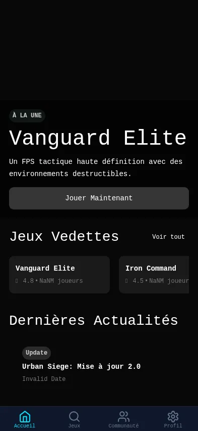 HD War Games App