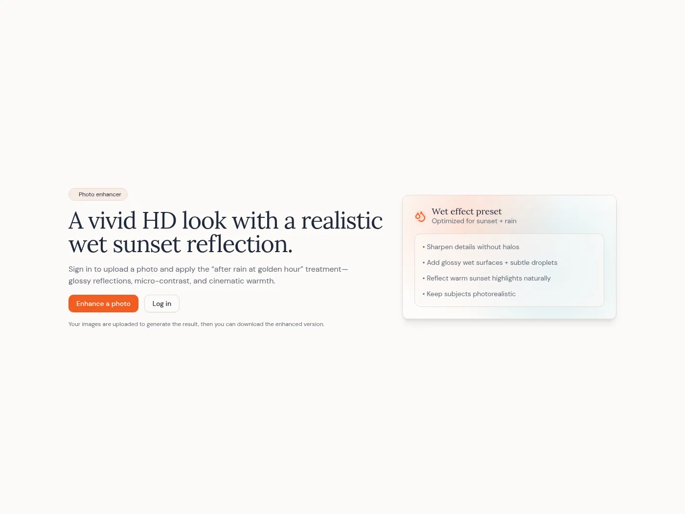 Sunset HD Photo Enhancer