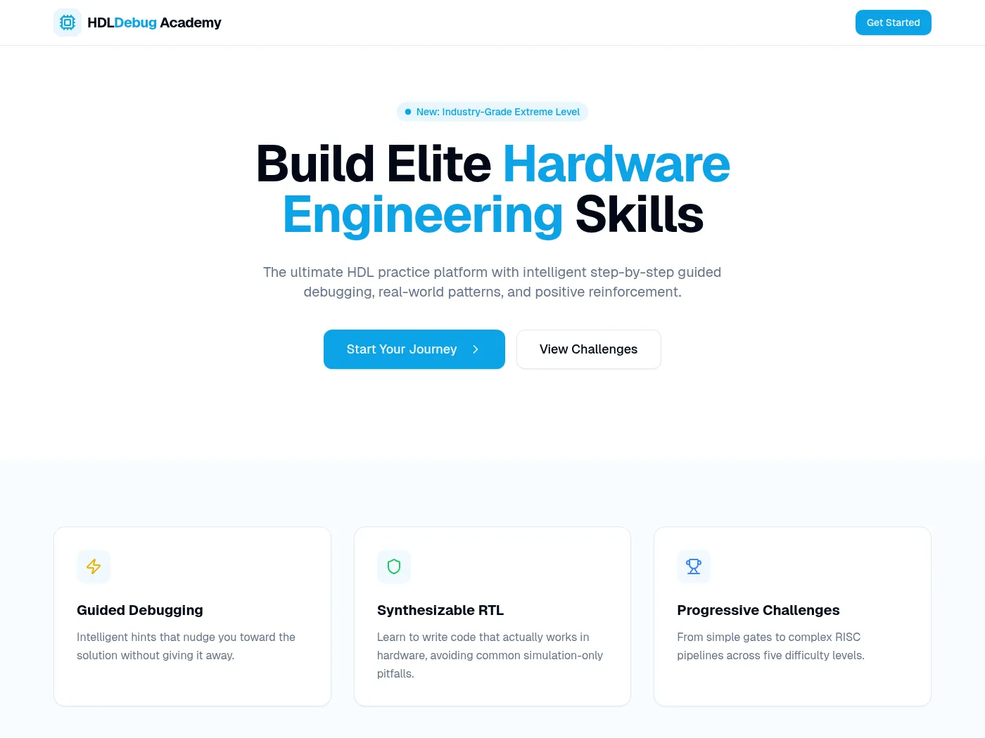 HDL Guided Debug Academy