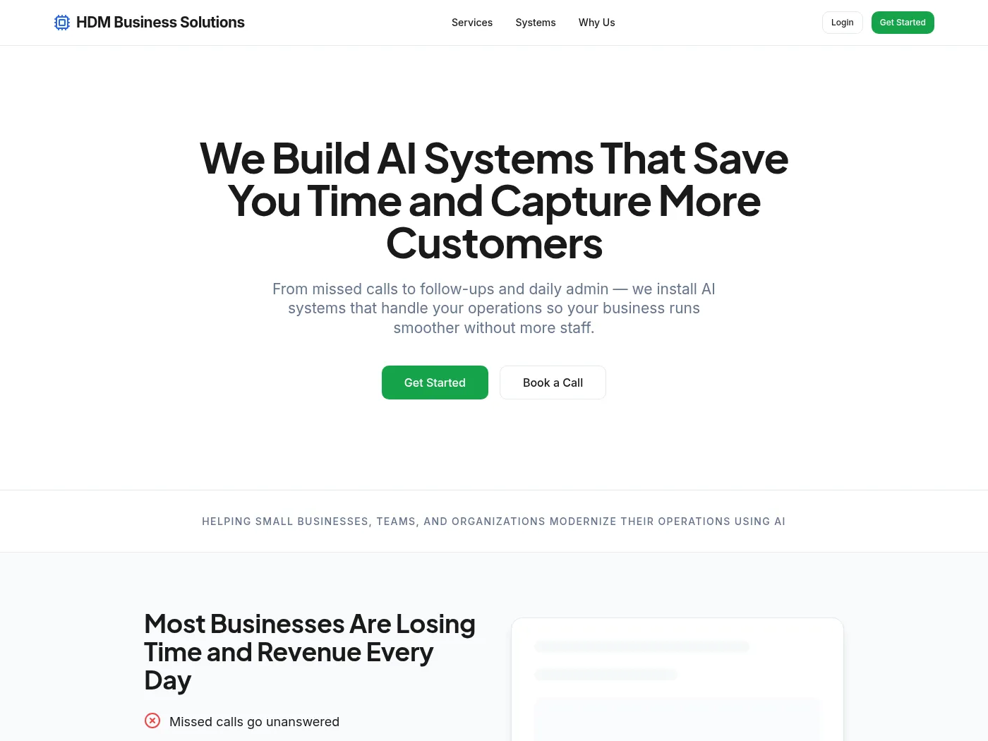 HDM AI Business Site