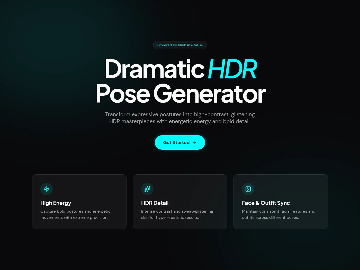 Dramatic HDR Pose Generator