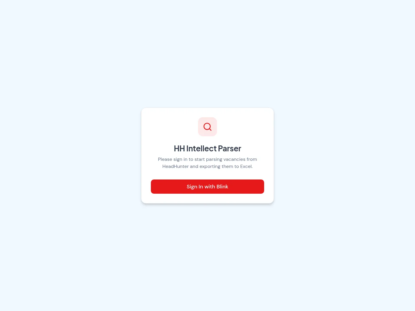 HeadHunter Excel Parser