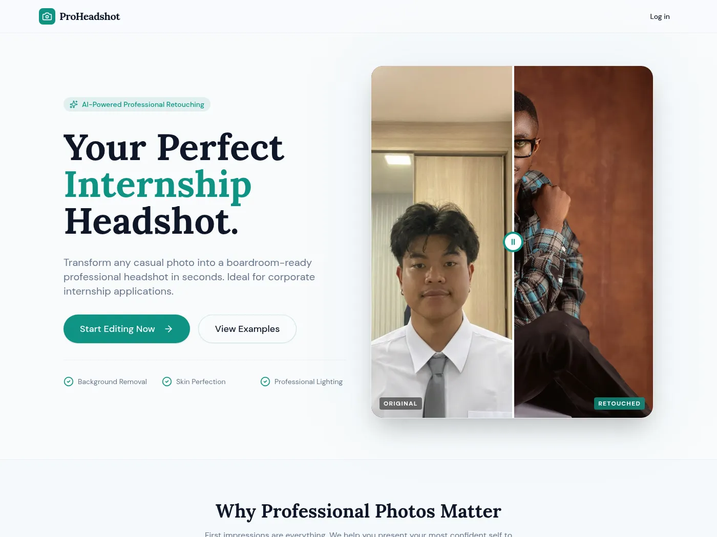 Pro Headshot Editor