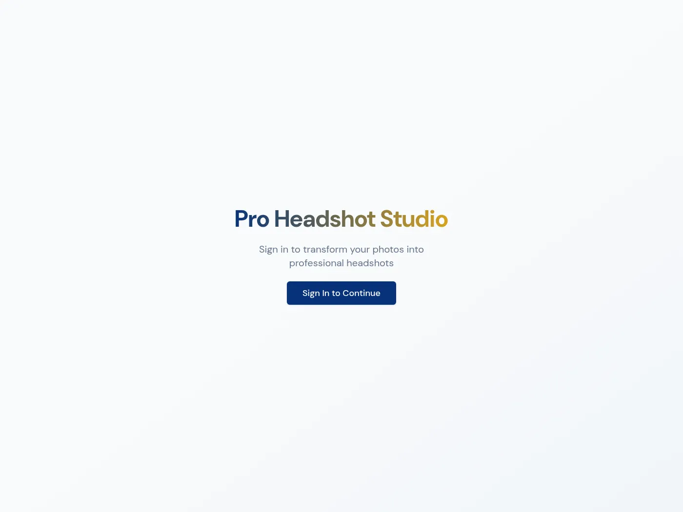 Pro Headshot Studio