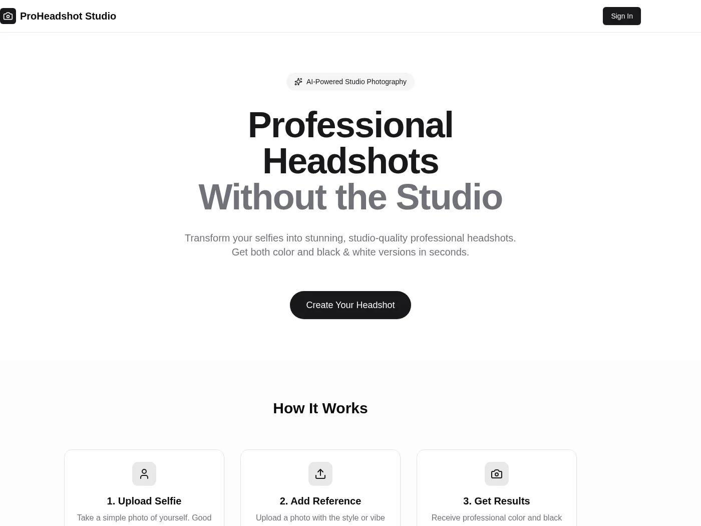 ProHeadshot Studio