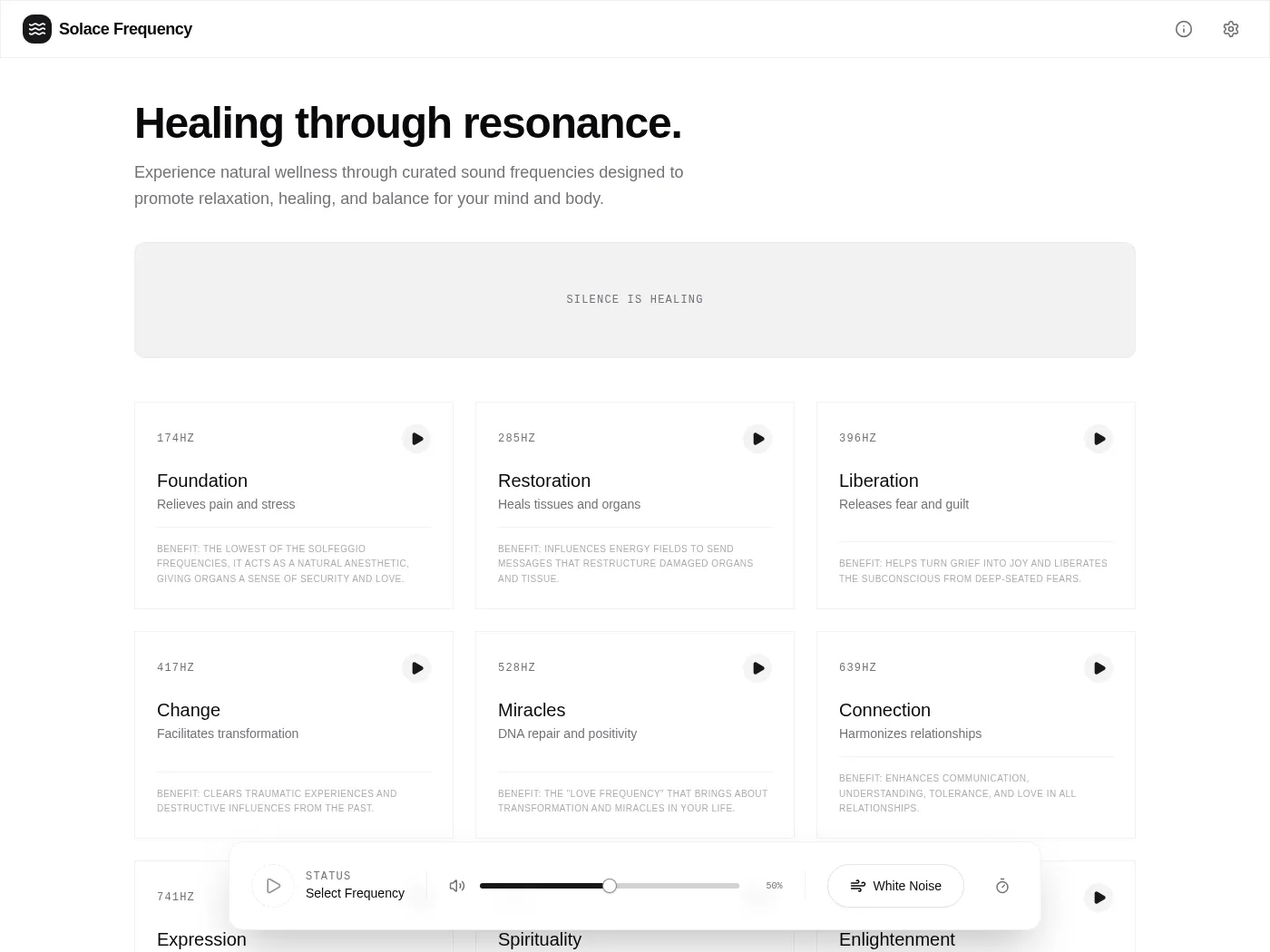 Healing Frequency App