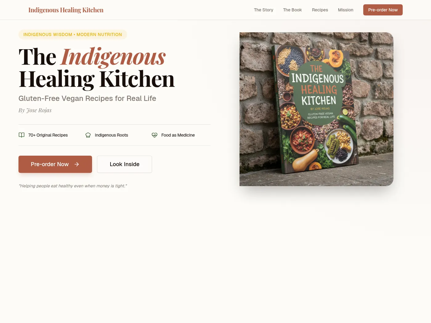 Indigenous Healing Kitchen