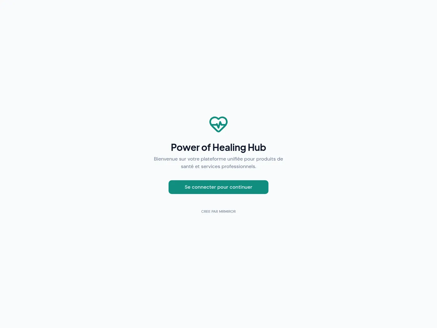 Power of Healing Hub
