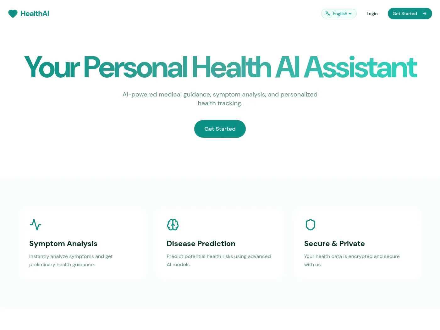 HealthAI ChatBot Web