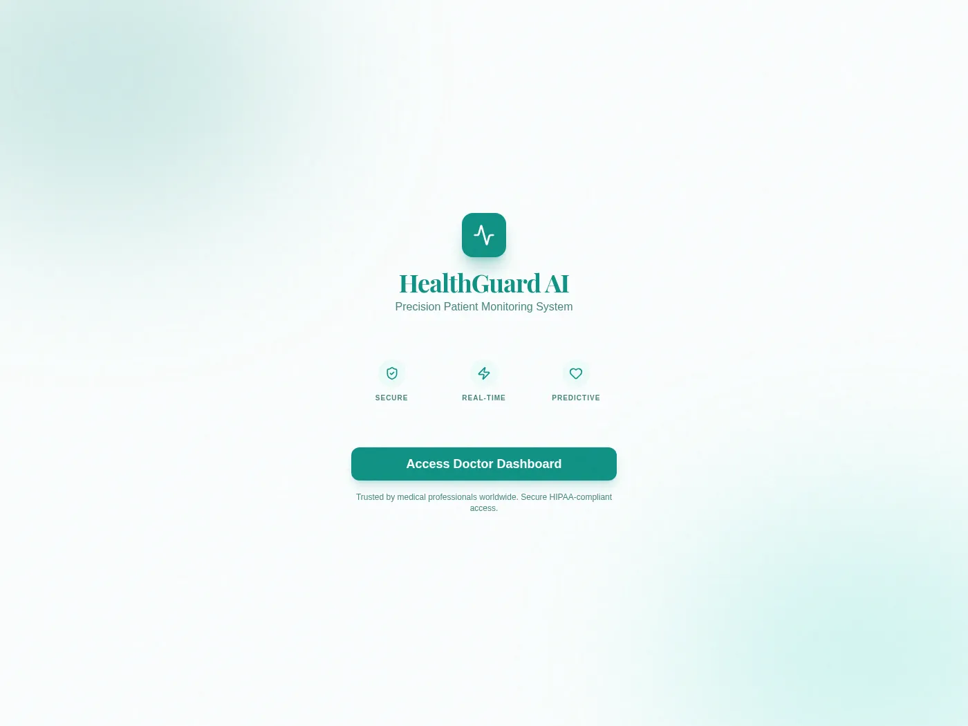 HealthGuard AI Monitor