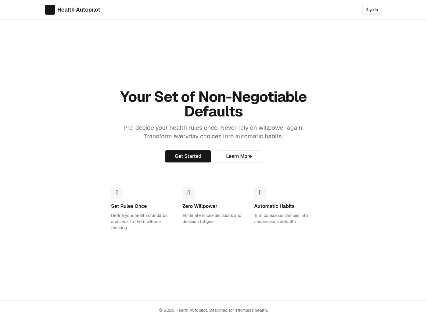 Health Autopilot